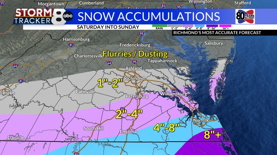 StormTracker8: Weekend winter storm to bring snow and extreme cold