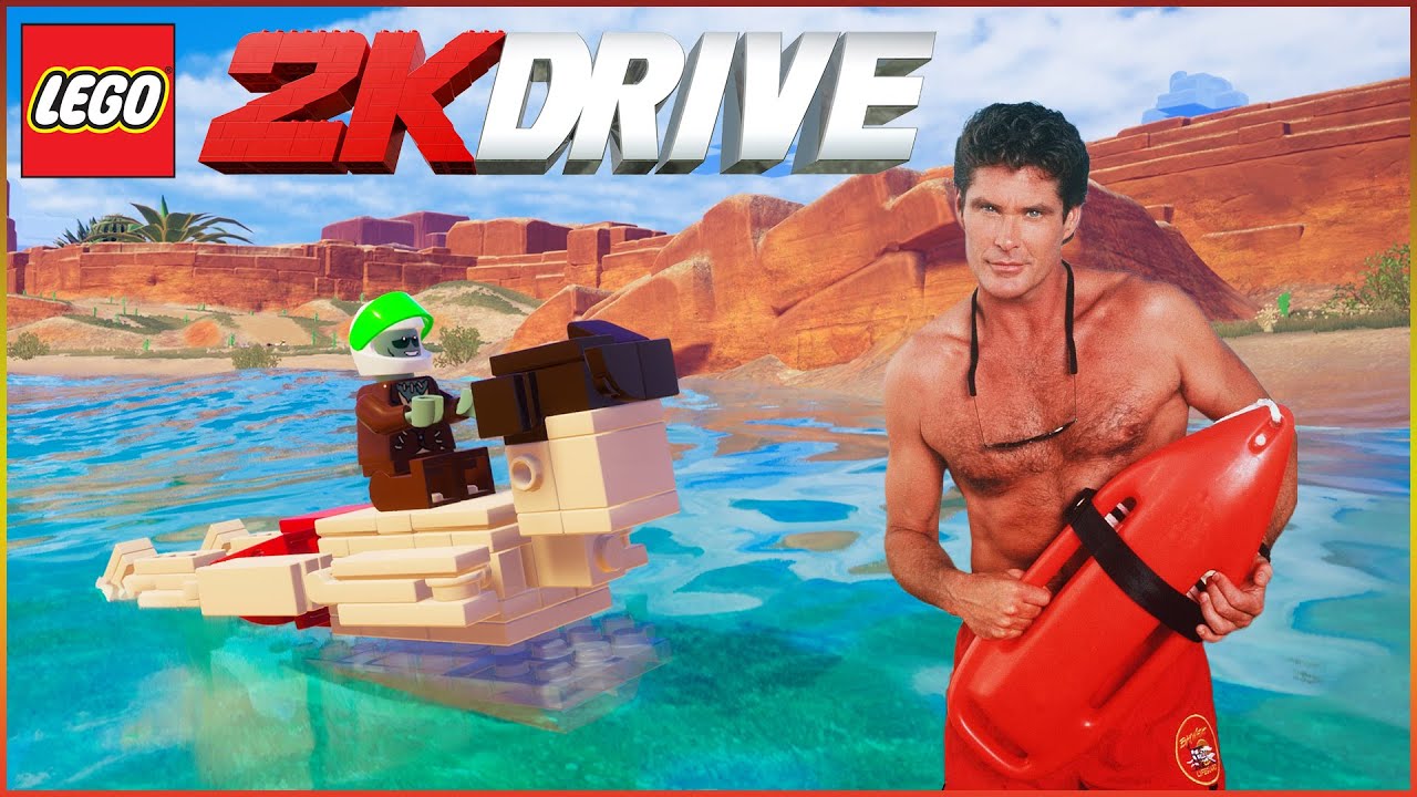 LEGO 2K Drive David Hasselhoff gameplay
