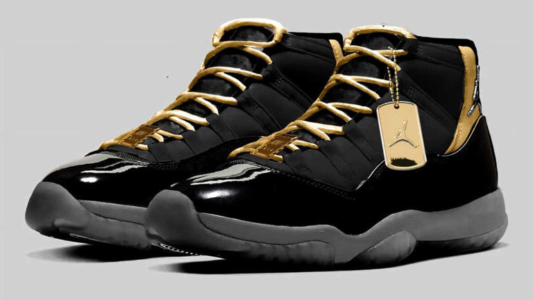 The "Midas" Air Jordan 11 looks like a sneaker fit for a king