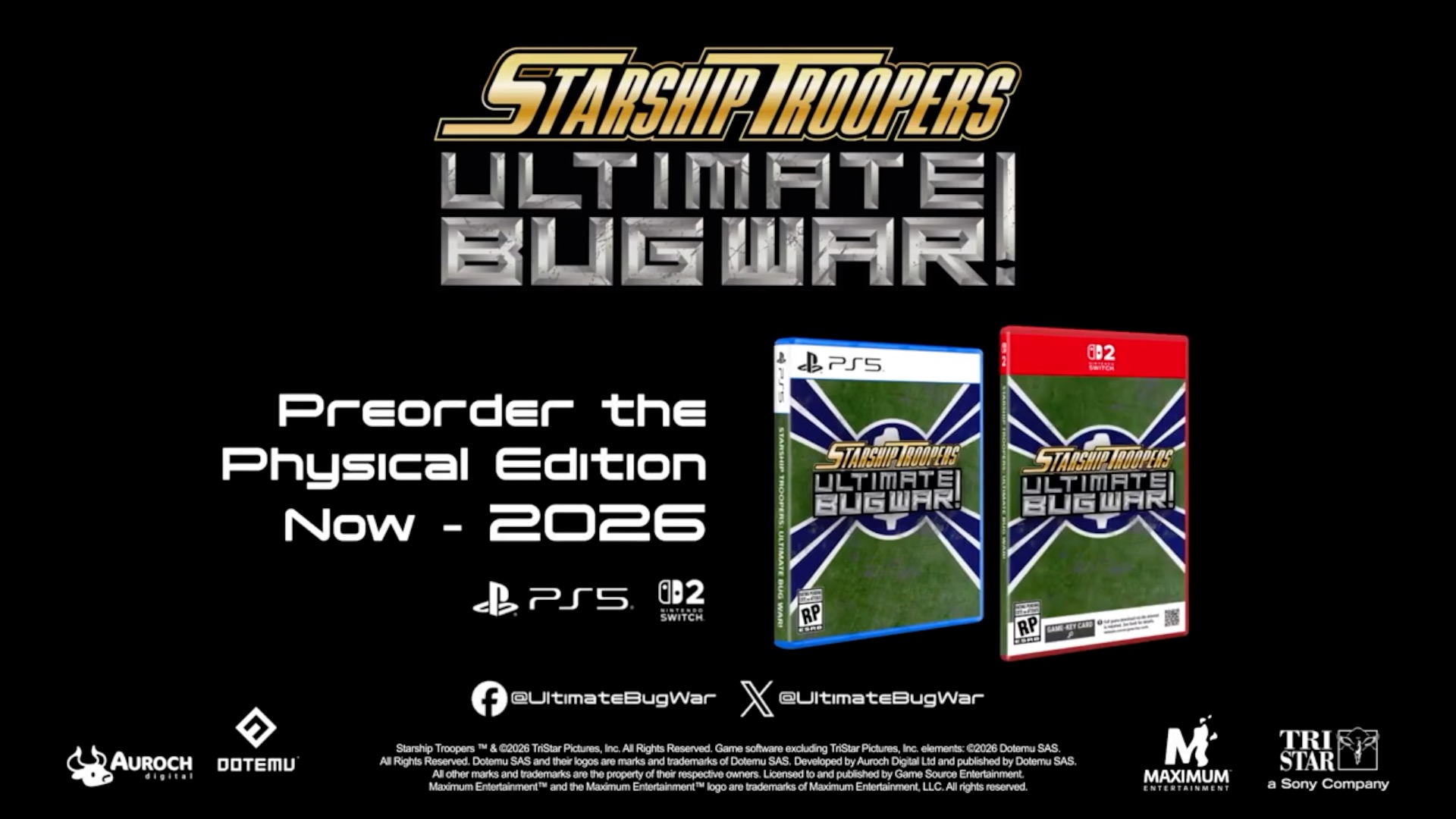 Starship Troopers ultimate bug war! Official get physical trailer