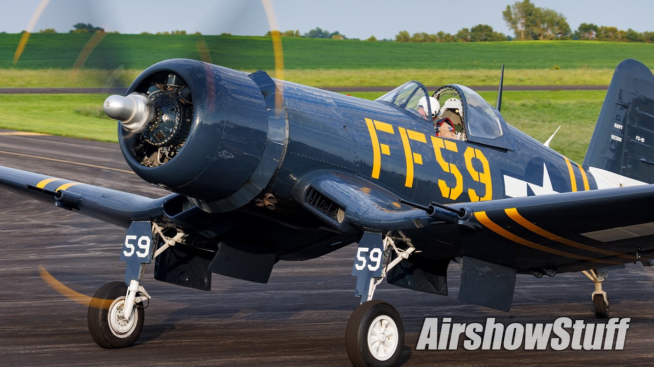 Watch these WWII warbirds blast past the crowd in perfect formation