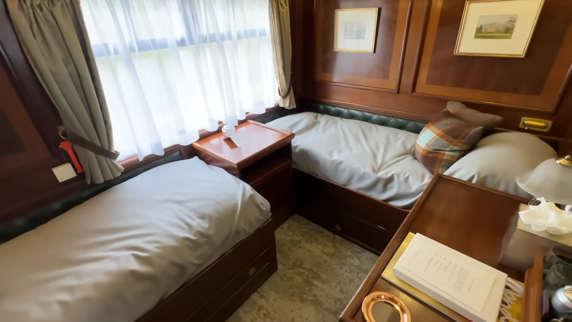 How a luxury sleeper train turns Scotland into a moving five-star hotel