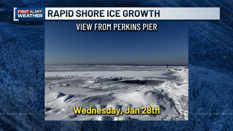 Could rapid ice growth cause Lake Champlain to finally freeze over this ...