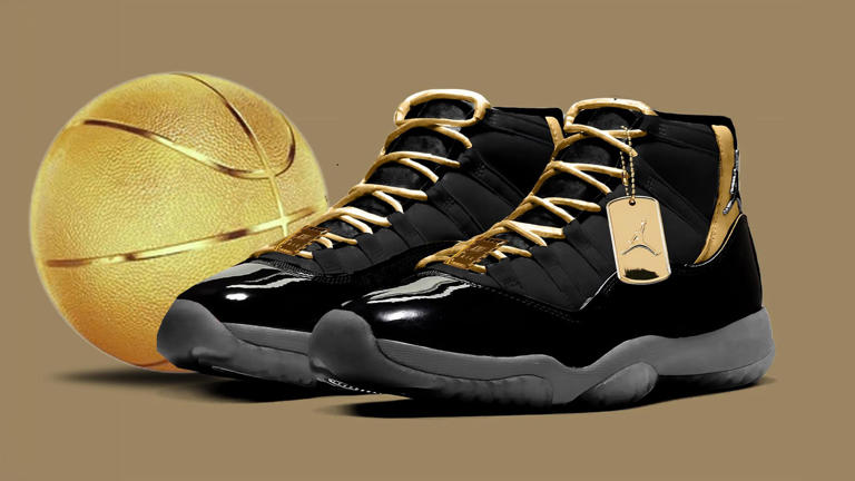 The "Midas" Air Jordan 11 looks like a sneaker fit for a king