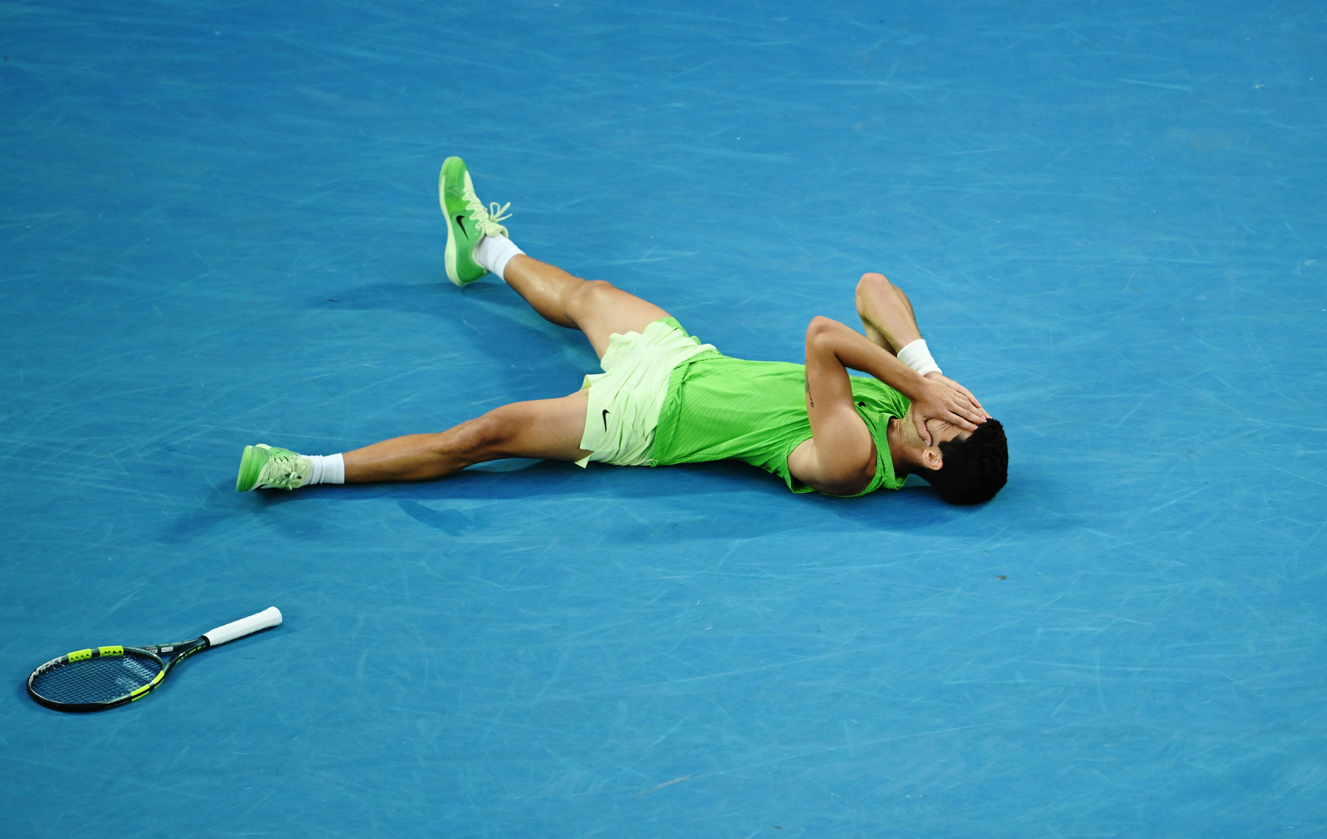 Alcaraz beats Zverev to break slam record in reaching Australian Open final