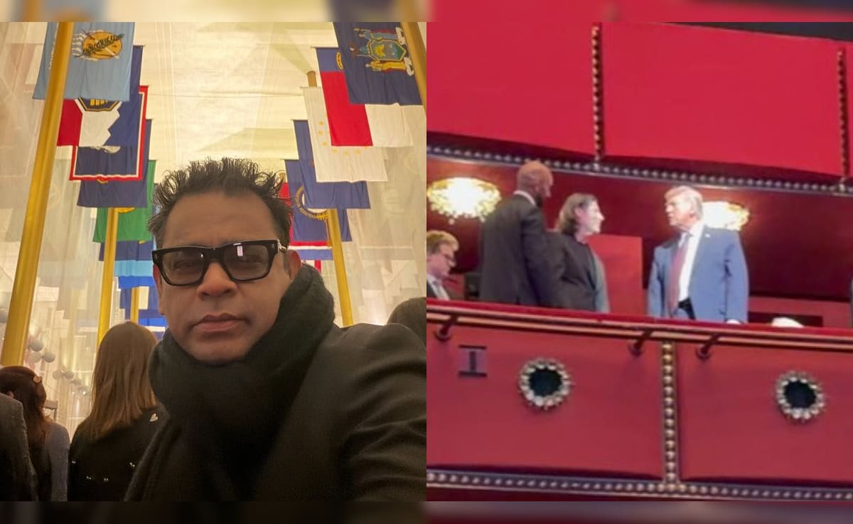 Trump makes a cameo in AR Rahman's Instagram reel from Melania premiere ...
