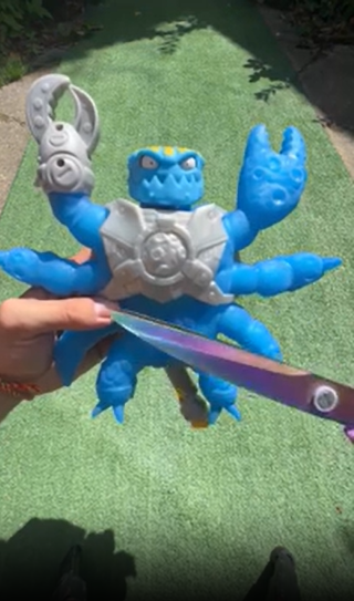 Inflating toys to the absolute limit before they pop