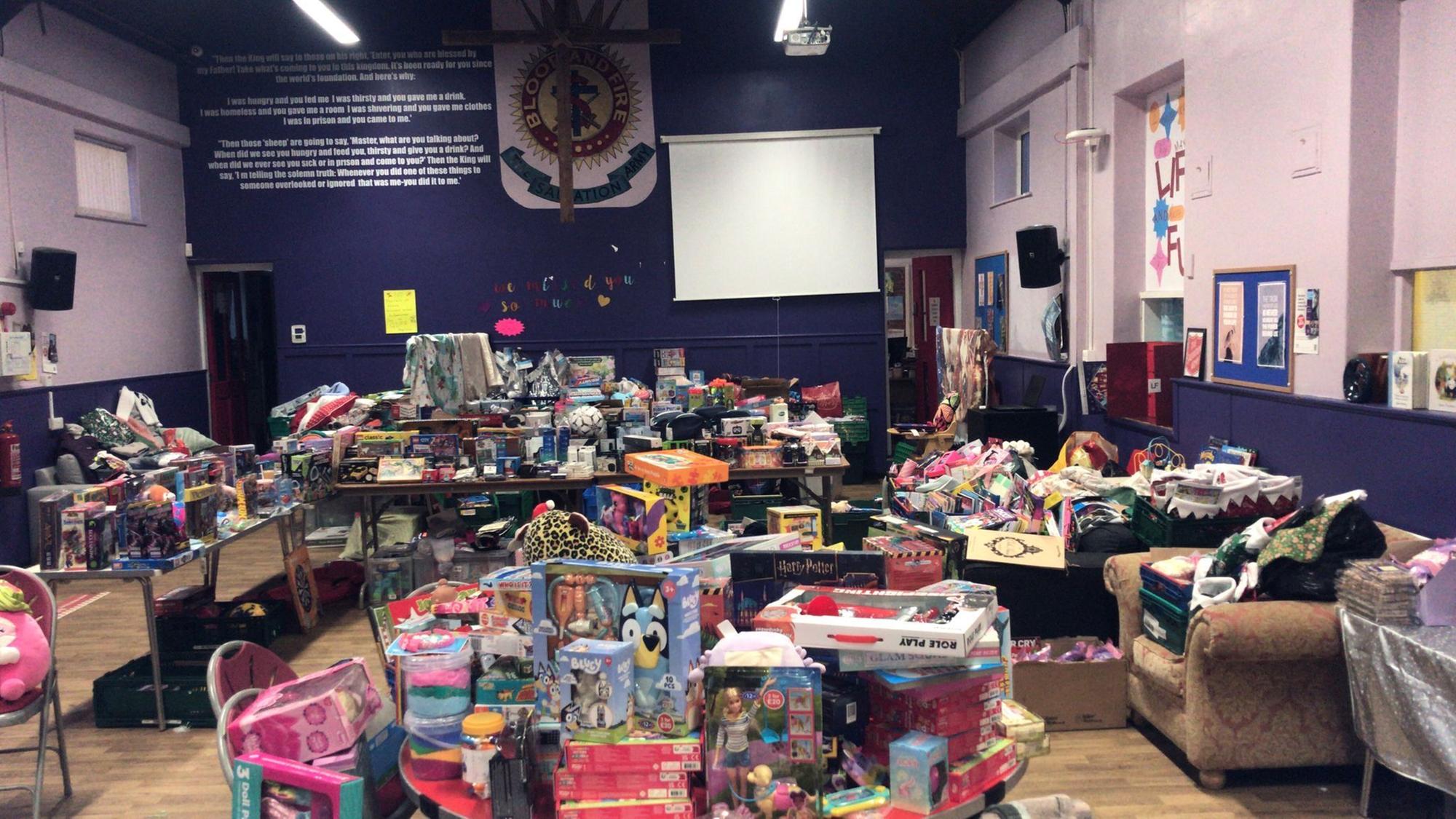 Goldthorpe children supported with gifts thanks to the Salvation Army
