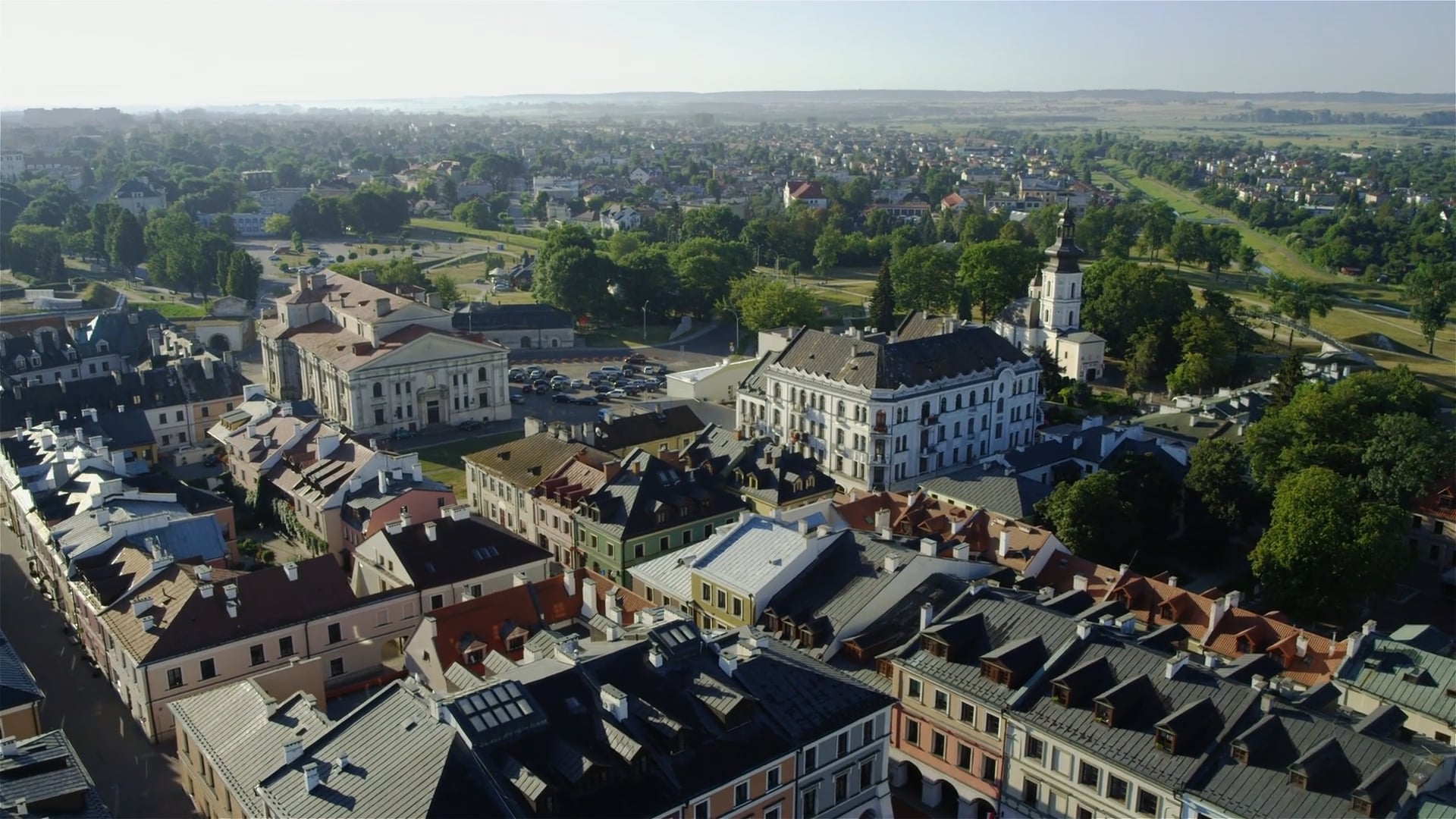 Zamość: Drone discovers Poland's 'Pearl of the Renaissance'