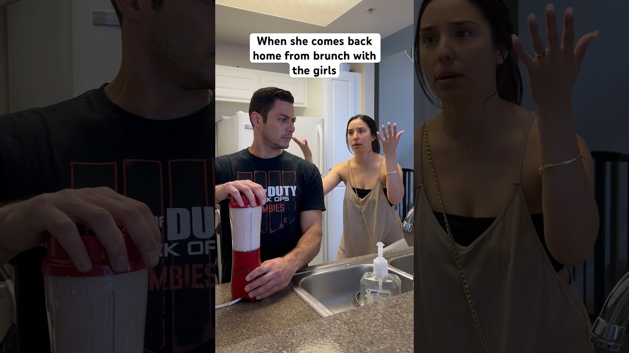Dad reacts when mom returns from girls’ brunch