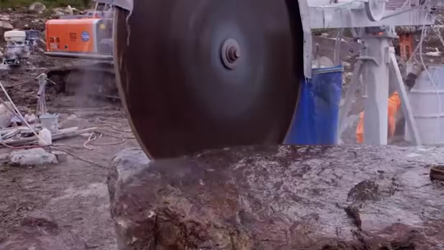 Miners unearth giant jade stone