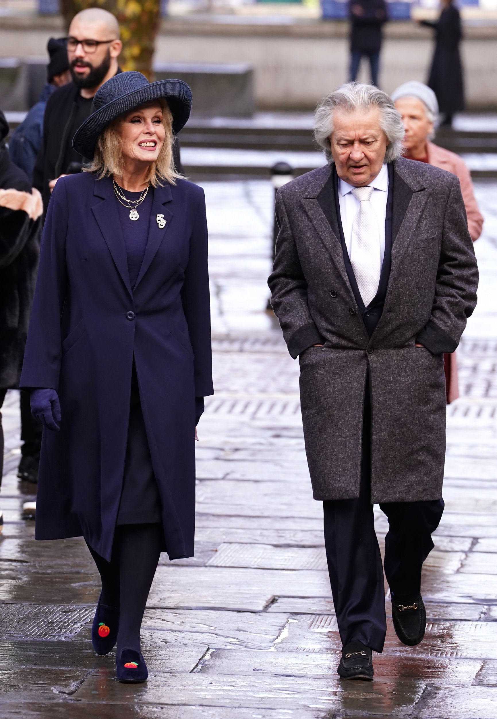 Queen Camilla and Rivals cast lead mourners at Dame Jilly Cooper’s ...
