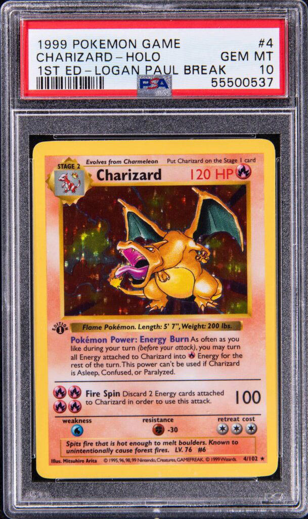 Logan Paul selling Pokémon card for £3.7m – and he will hand-deliver it