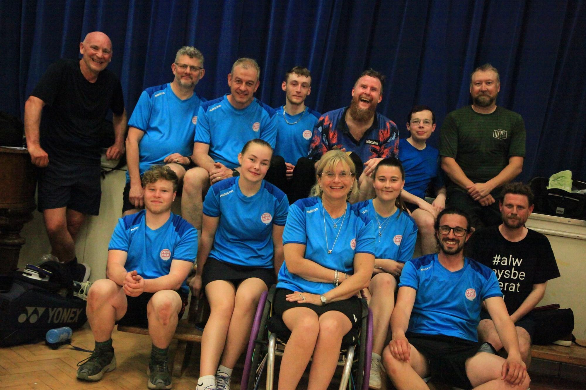 Worthing's Pingsters Table Tennis Club wins National Lottery funding