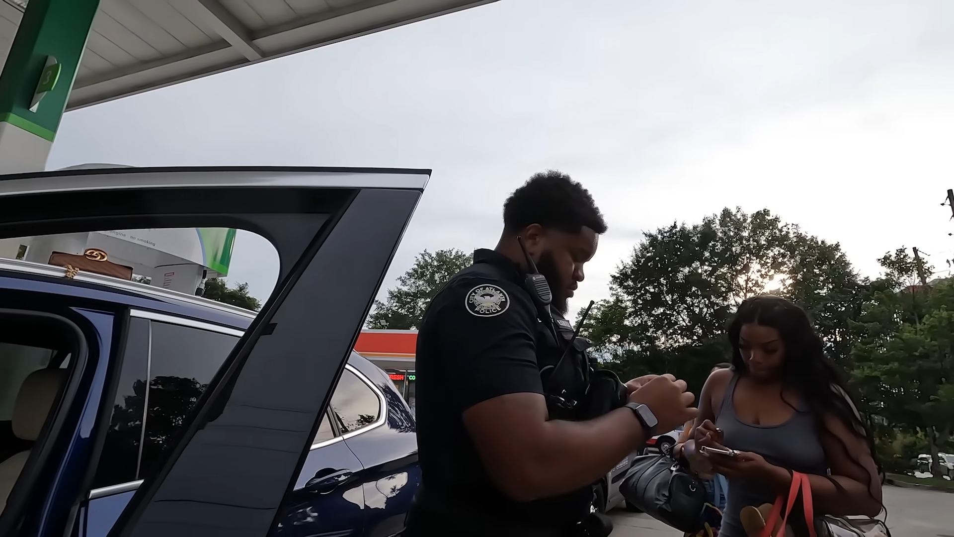 They tried to argue the tow - then the manager showed up
