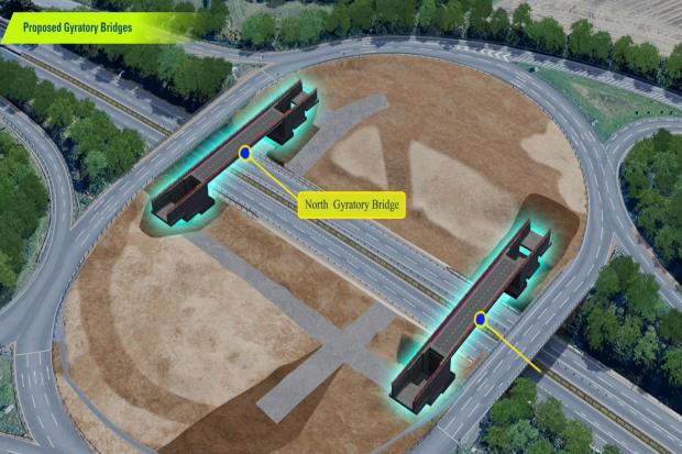 Watch - Video shows exactly what's happening at Junction 9 during the ...