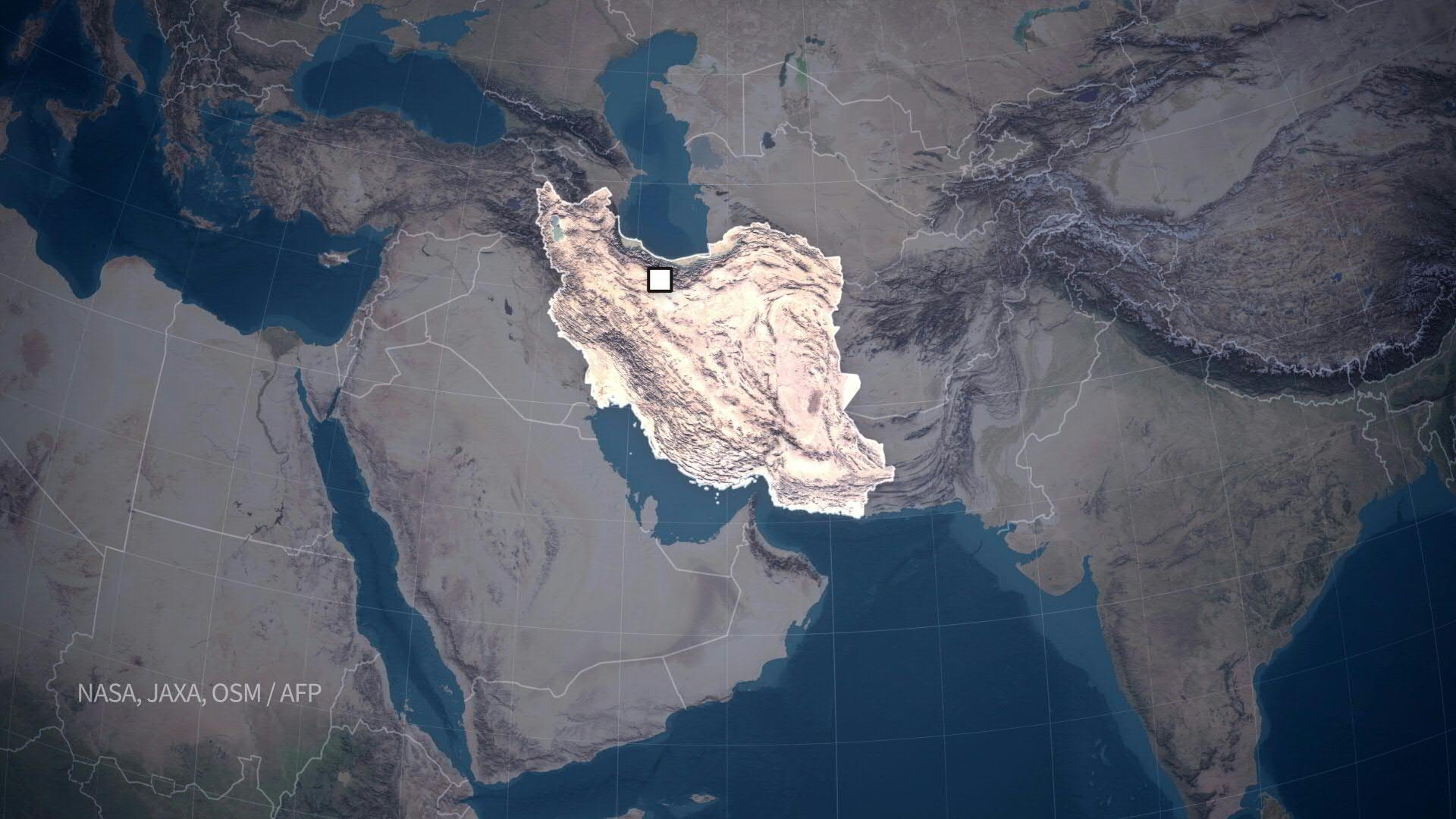 Animated map: Iran in the Middle East