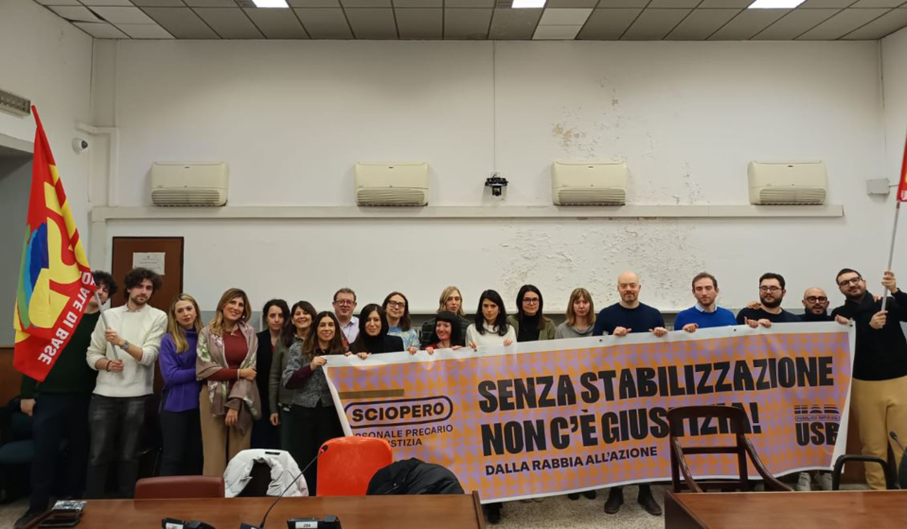 Alessandria, precari del tribunale in assemblea e presidio