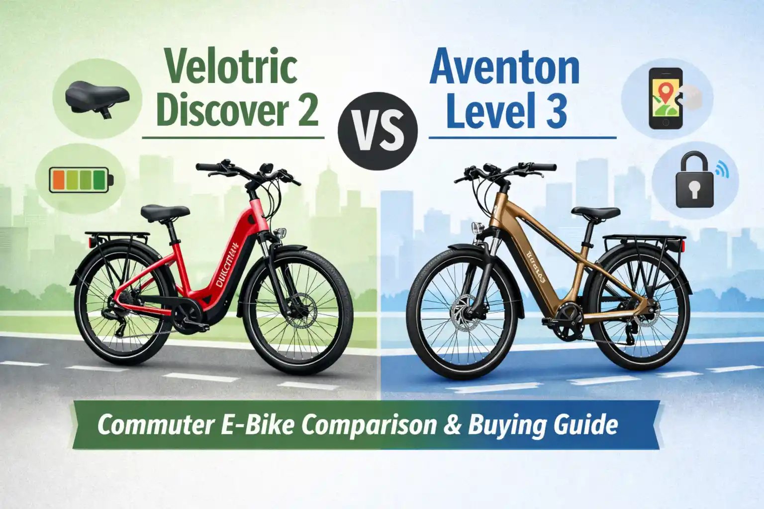 Velotric Discover 2 vs Aventon Level 3 – Best commuter e-bike for 2026