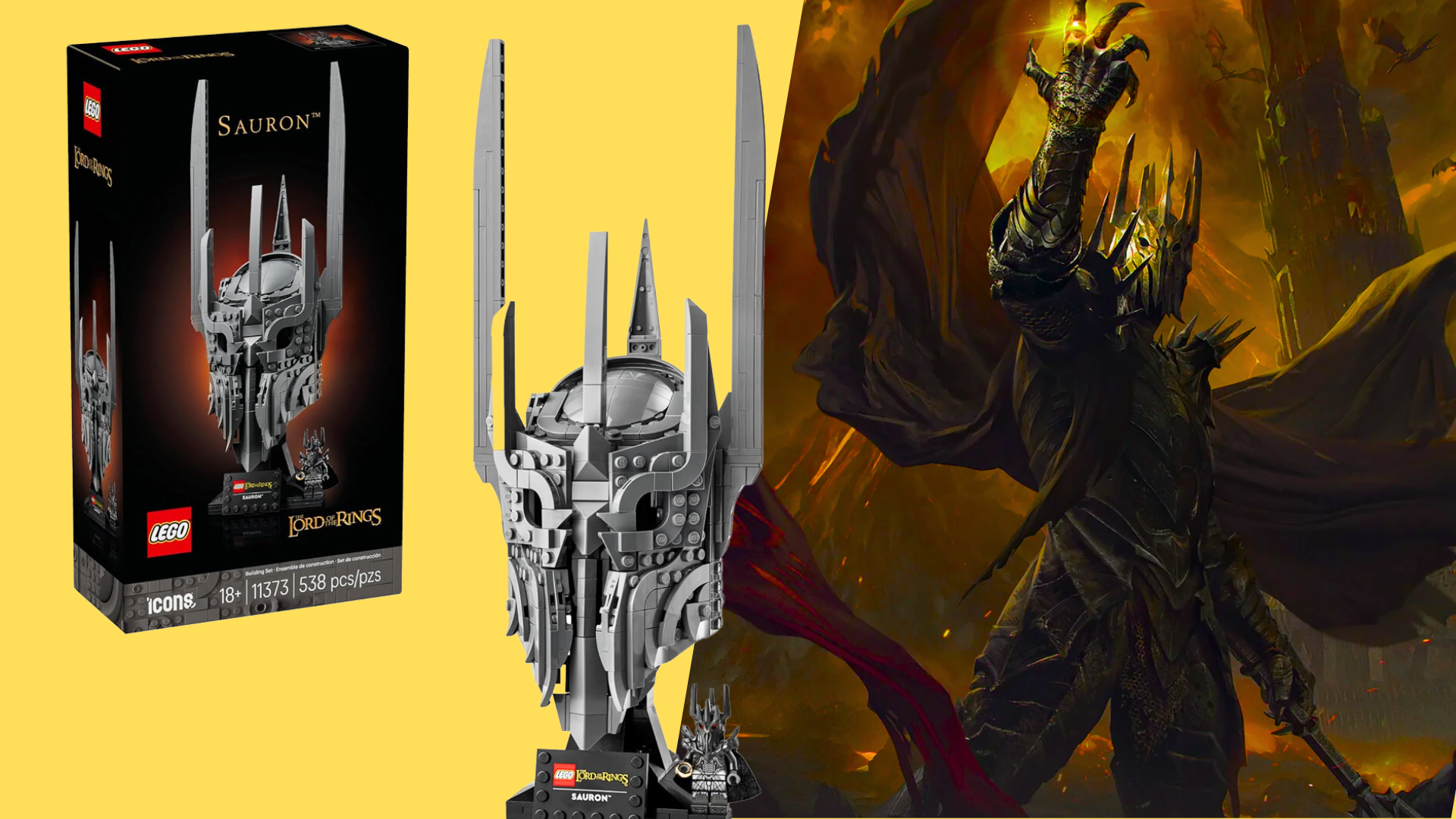 Pre-order the new LEGO Lord of the Rings Sauron set now!