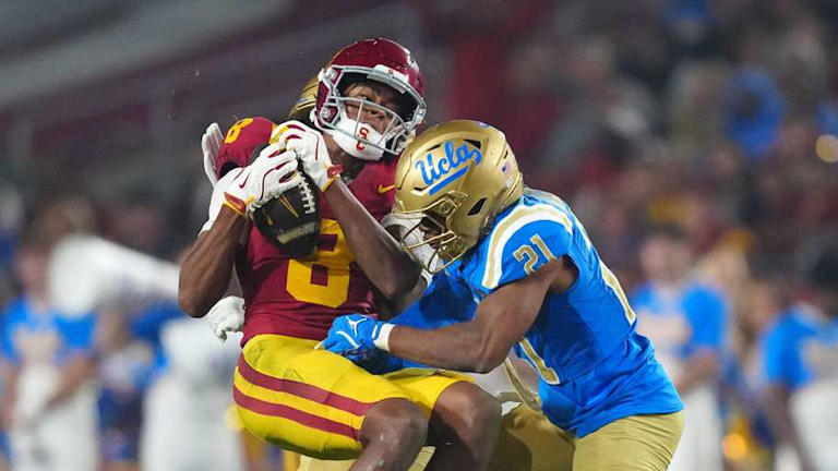 Ja'Kobi Lane rising up NFL draft boards at Senior Bowl practices