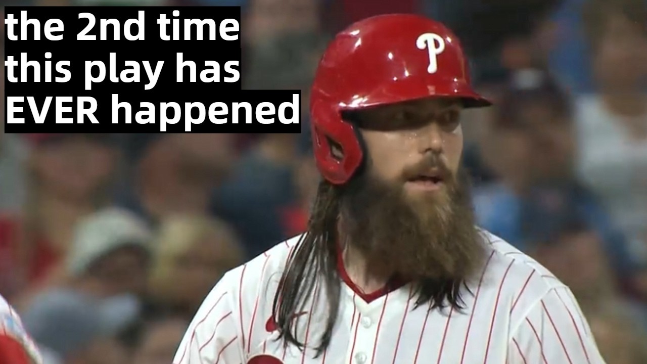We just saw a play so weird it’s only happened once in MLB history before