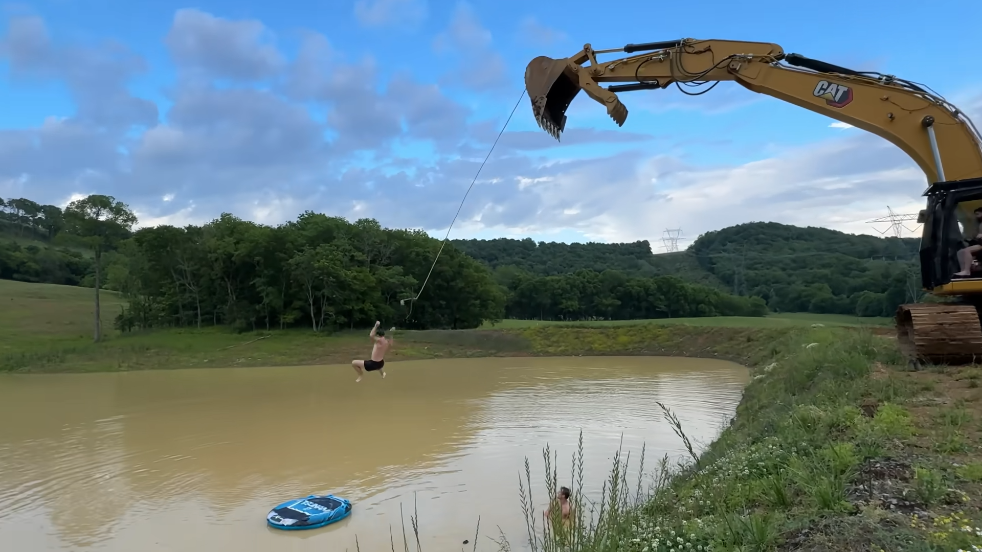 Do not swim here - they built a $2 million illegal lake