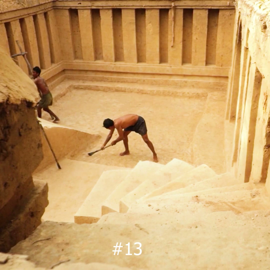 Watch how this amazing underground temple was built!