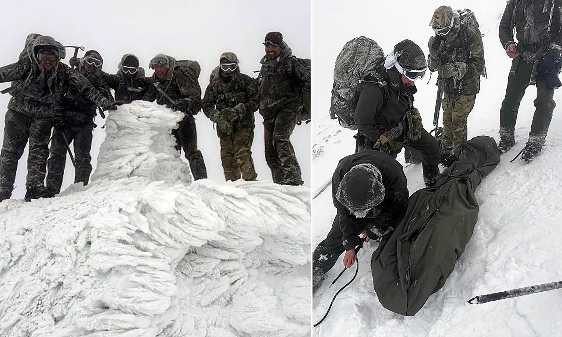 Royal Marines save Ben Nevis climber who had collapsed in minus 20C and ...