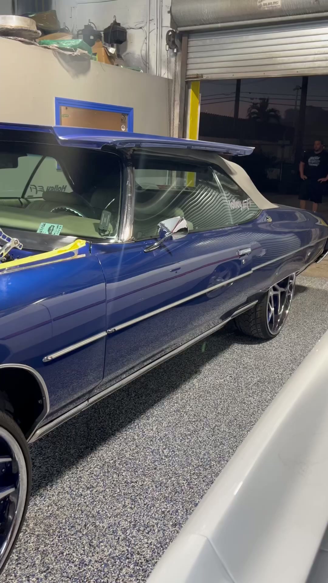 The Homie Blue Magic puttin a New Motor in his Chevy