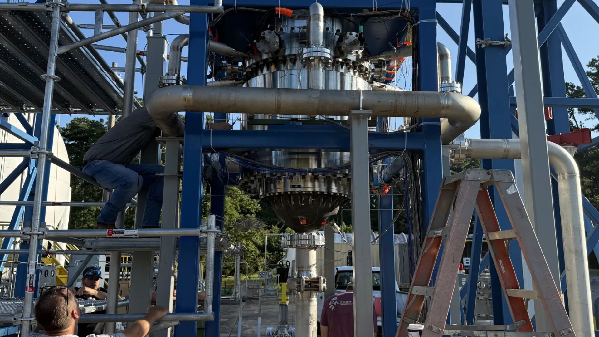 Photos: NASA aces first flight reactor cold-flow tests since 1960s for ...