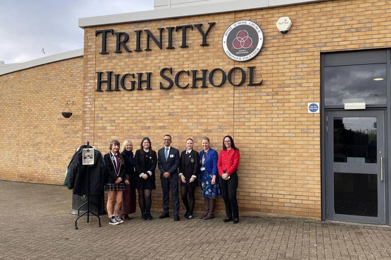 Trinity High pupils back council's annual winter jacket appeal