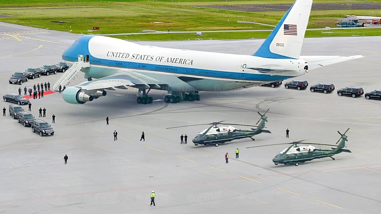 How the US transports the world’s most expensive presidential convoy by air