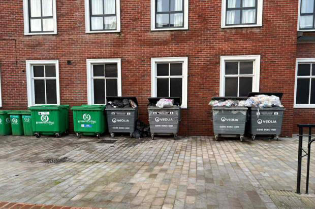 Colchester square 'blighted by waste bins' months after its £1.6m reopening