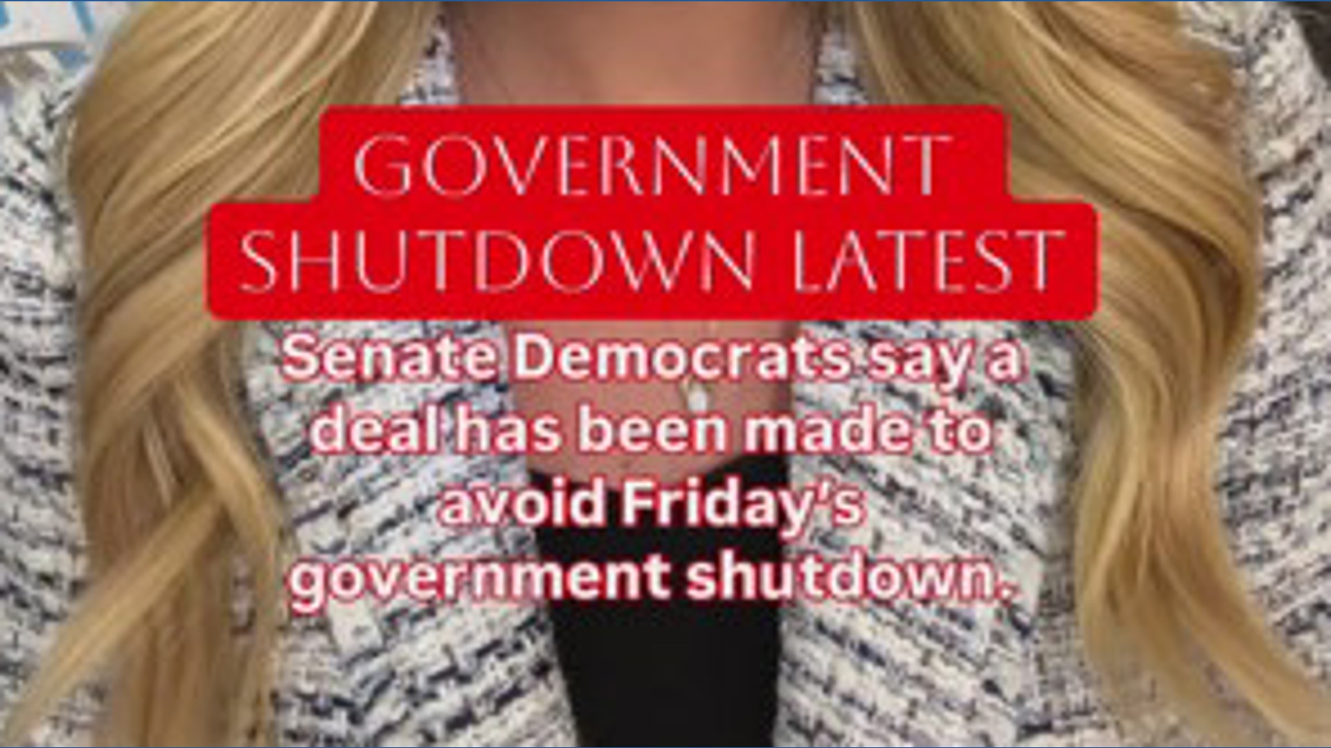 A potential deal has been reached to avoid a government shutdown