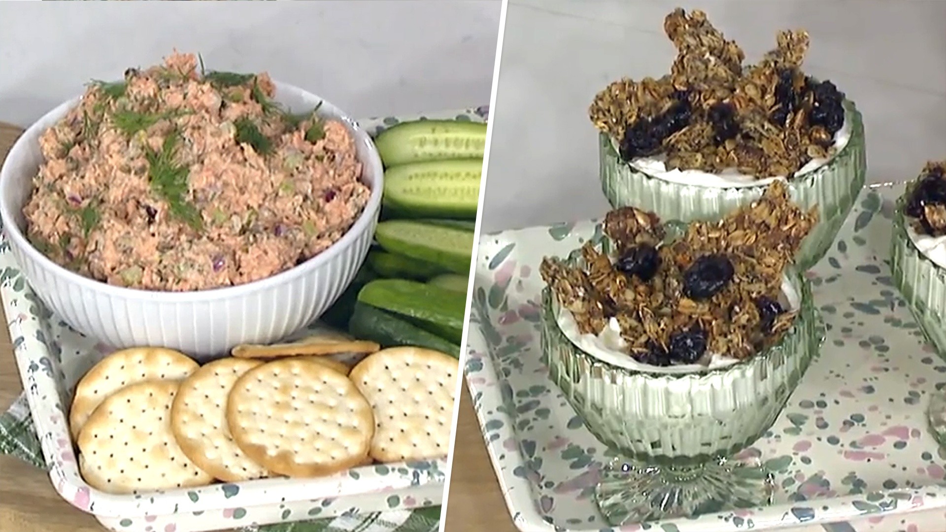 Get Kat Ashmore’s recipes for salmon salad and a granola snack