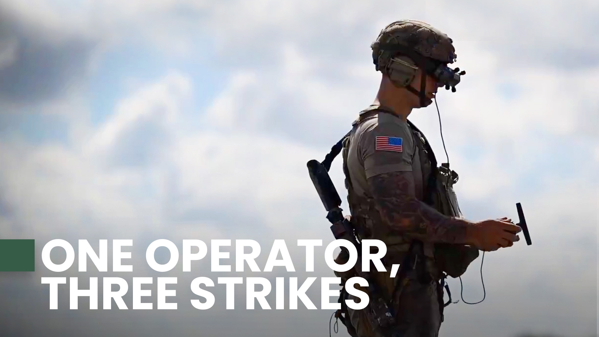 Pentagon’s drone swarm test: One operator. Three targets.