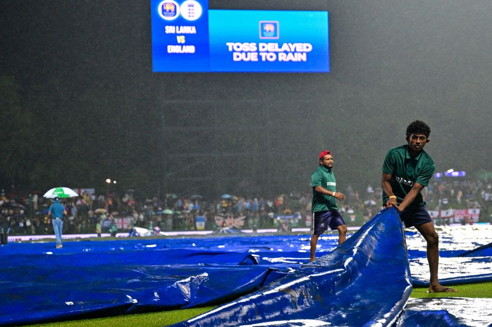 England T20 thrown into uncertainty as play halted due to weather with ...