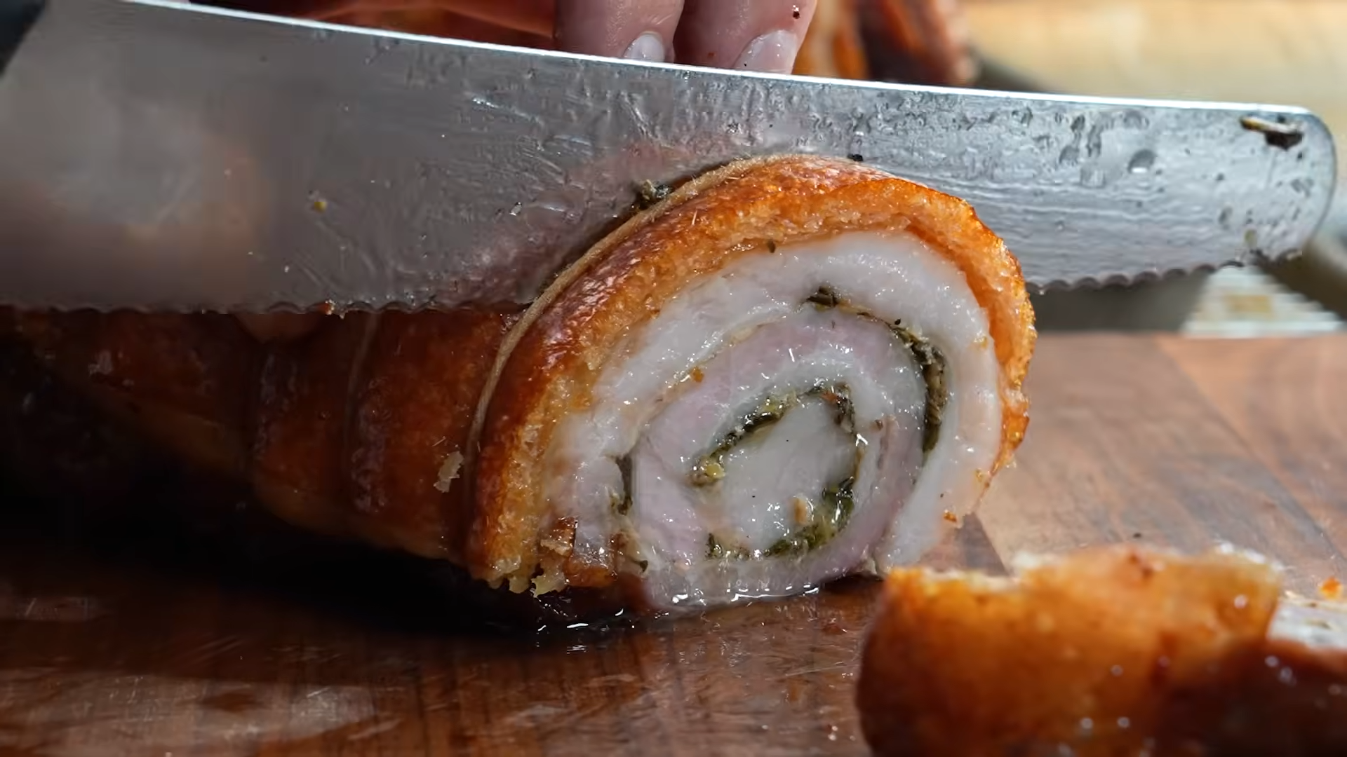 The secret to perfectly crispy porchetta