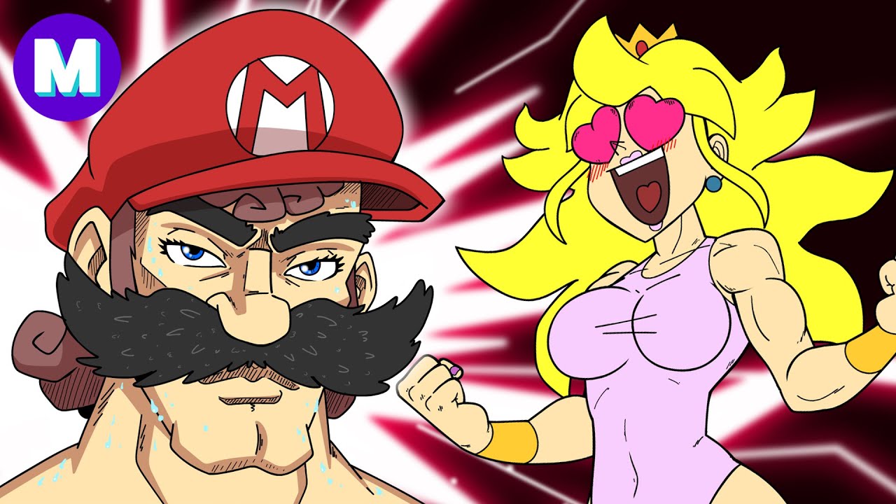 Mario's anime moustache