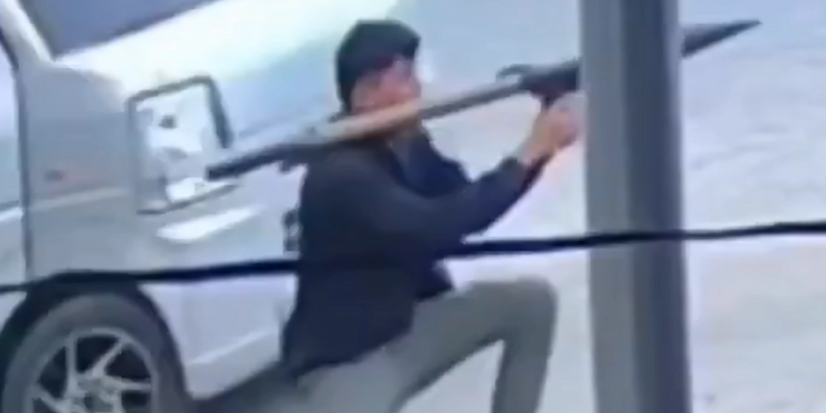 Video: Man fires rocket launcher at mayor’s car in broad daylight
