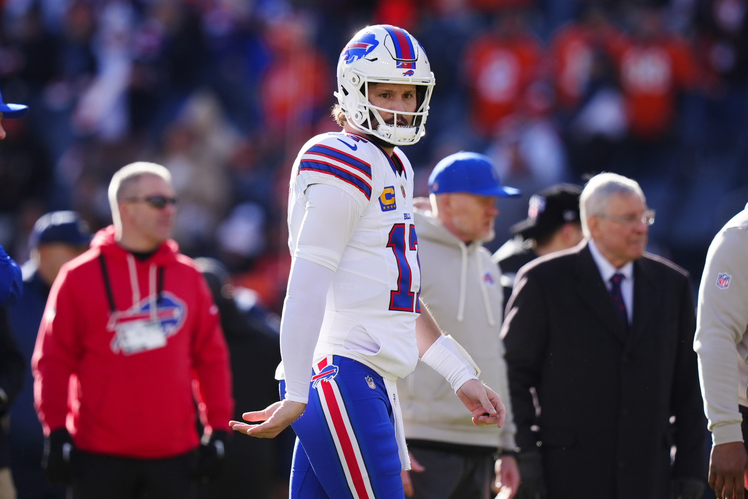 Bills QB Josh Allen shares how he reacted to firing of Sean McDermott