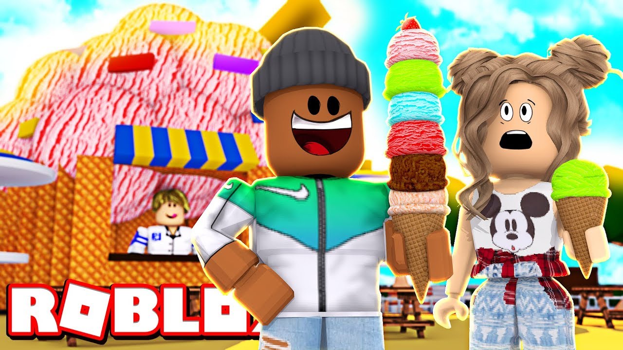 Eating 10,000 scoops of ice cream in Roblox