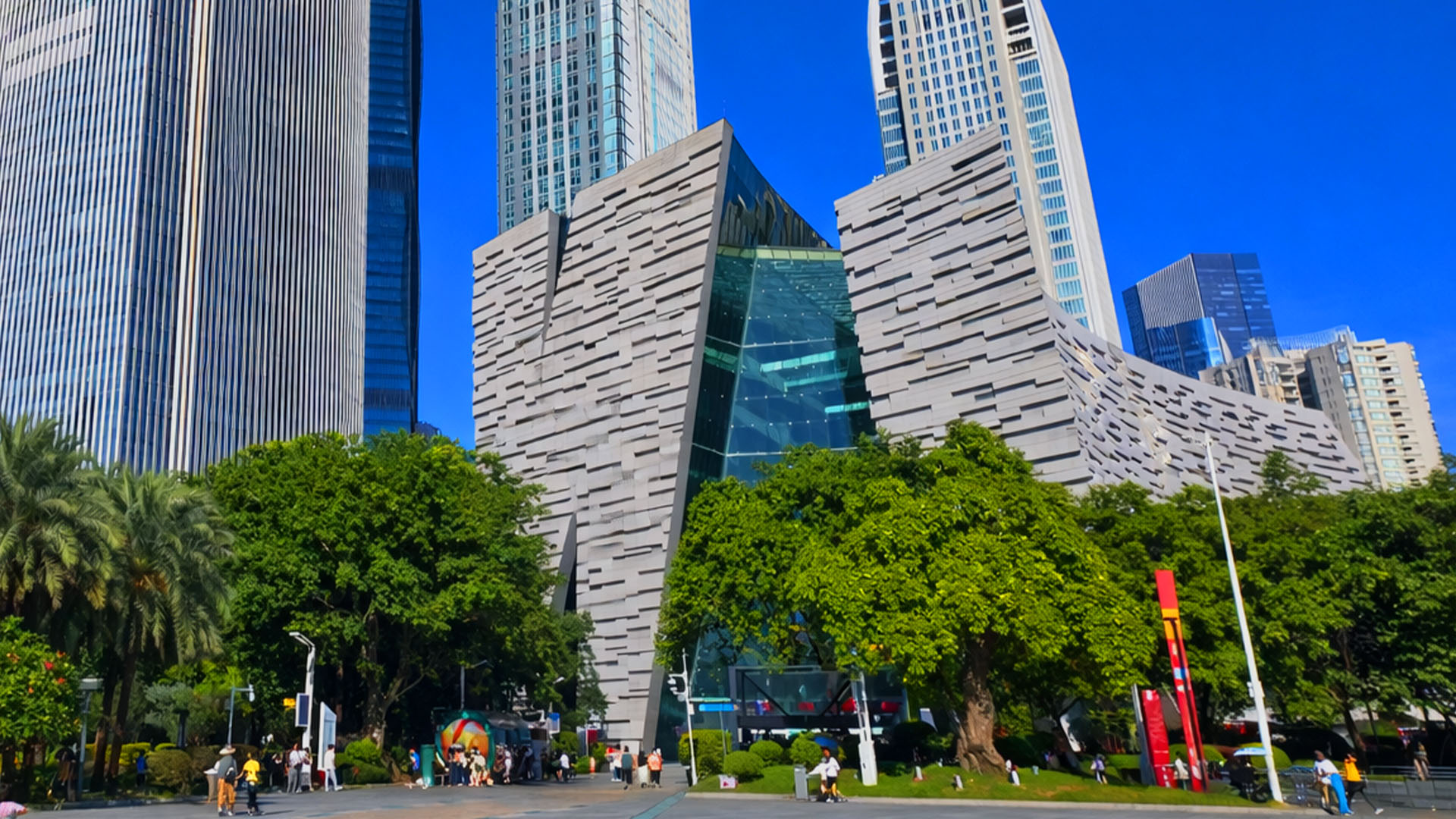 Diseño moderno que se integra con la naturaleza en China