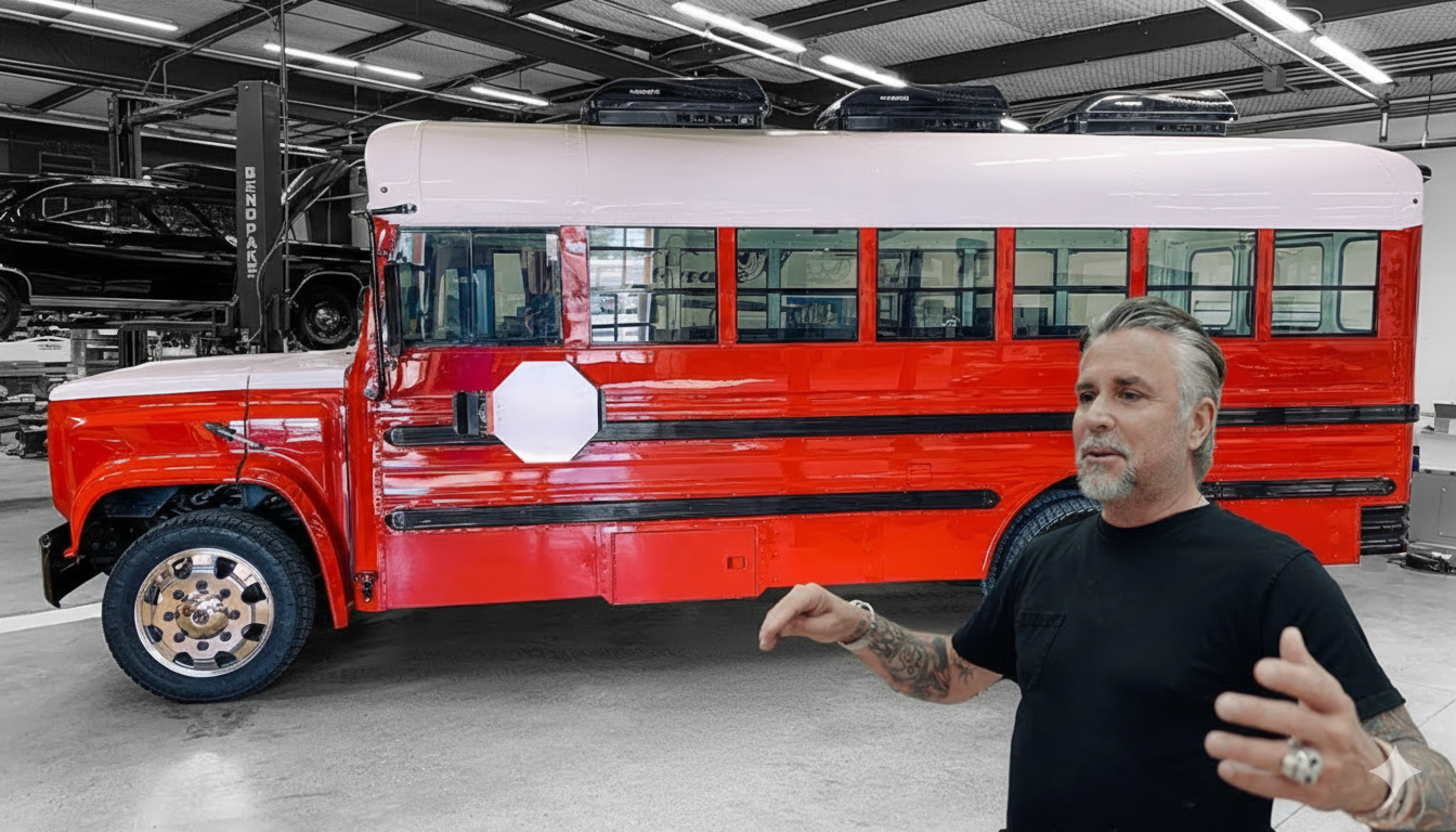 This bus was supposed to be simple - now it's becoming a party monster