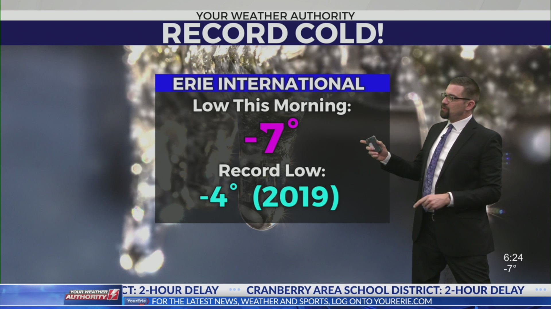 Morning weather forecast