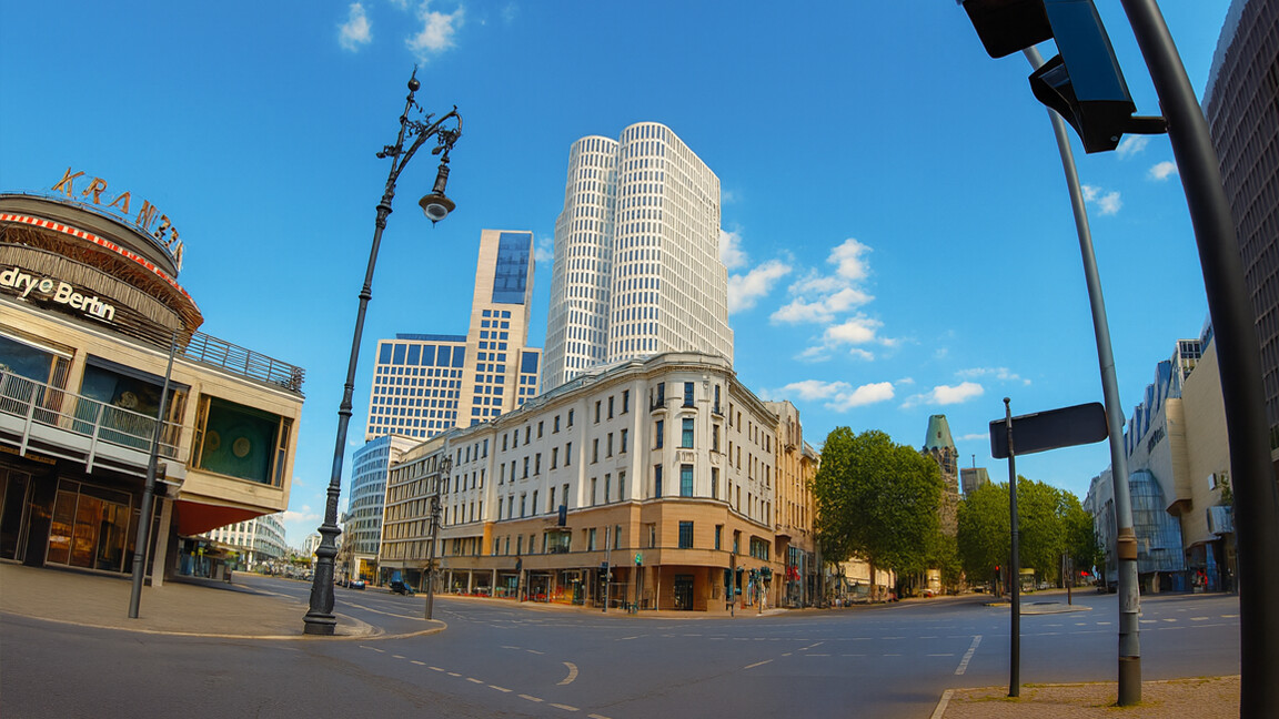 What does a calm morning city walk look like?