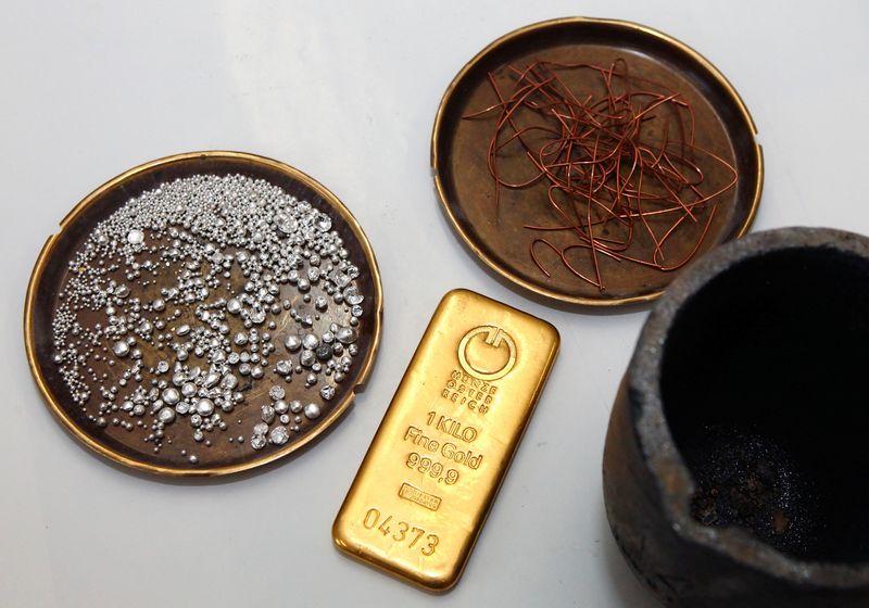 Gold, silver and copper tumble as nervous investors discover gravity