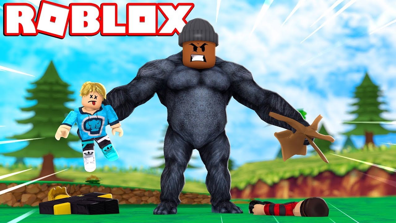 King of the jungle in Roblox Gorilla Simulator