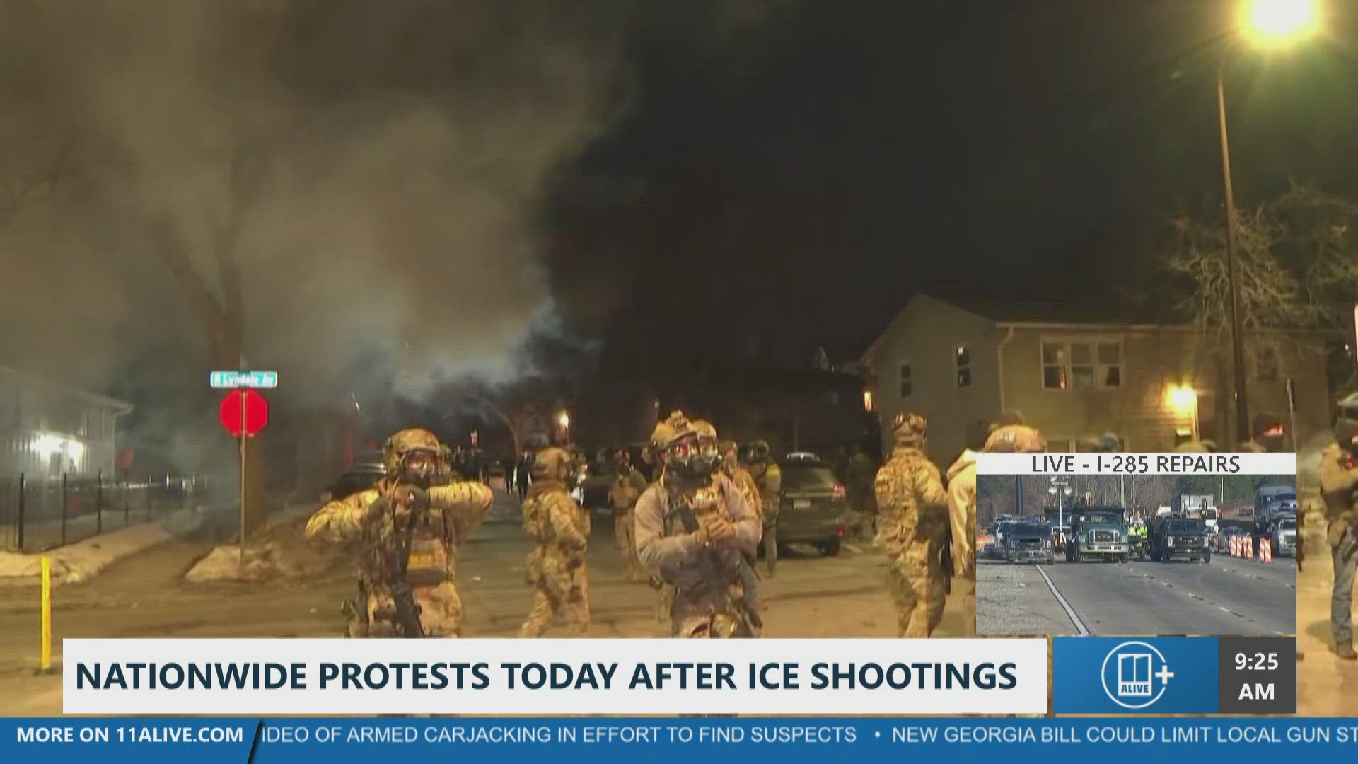 Nationwide protests after ICE shooting